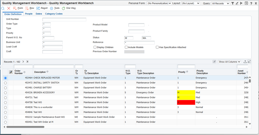 Quality Management Workbench - PQ353701