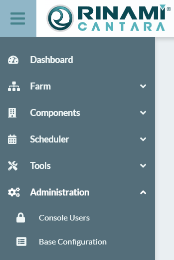 Administration Console Configuration
