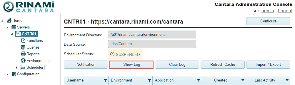 Managing Log Information