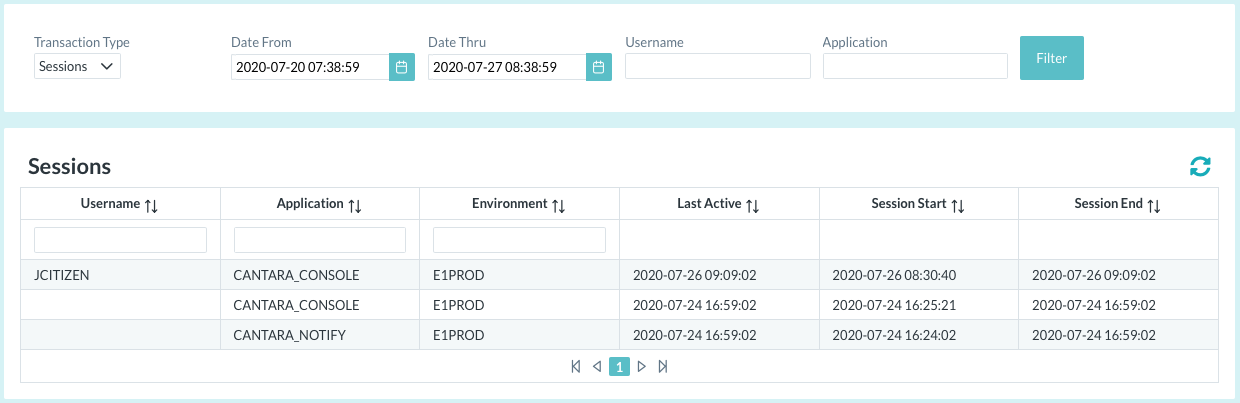 Sessions, REST Transactions and JDE Transactions