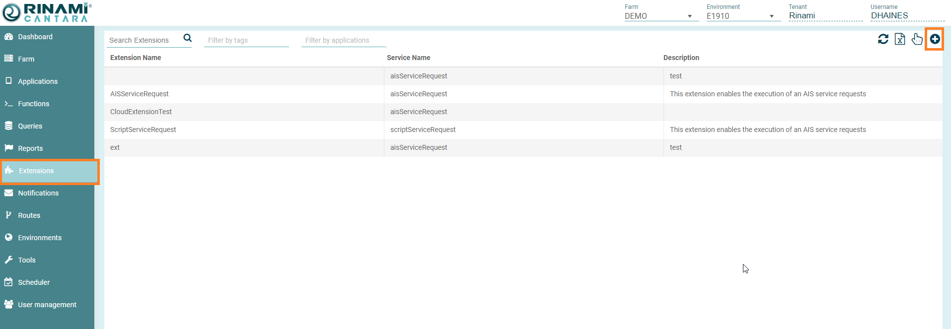 Creating an Extension